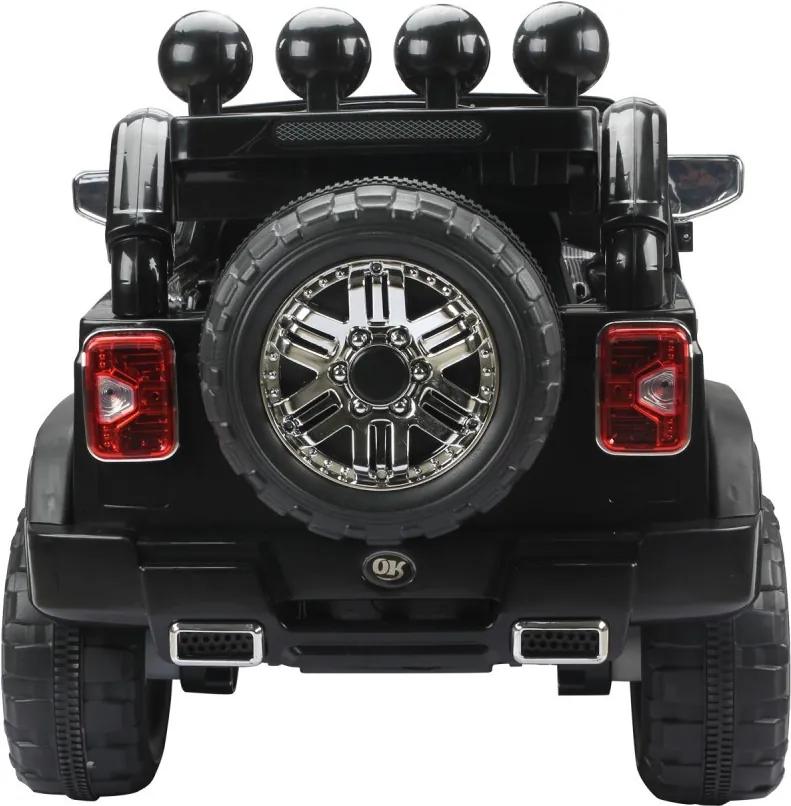 Goleto Dětské elektrické auto Jeep, černé