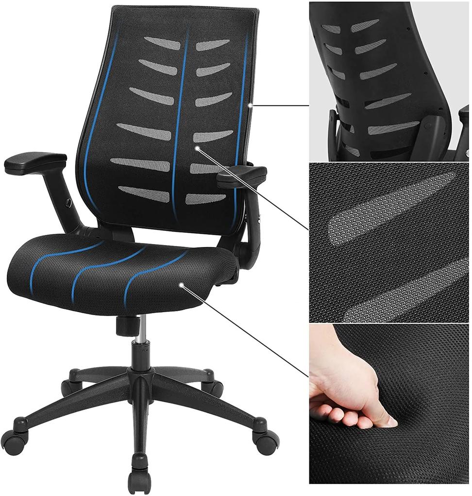 German Kancelářská židle 63,5 x 47 x 112,5 cm / černá