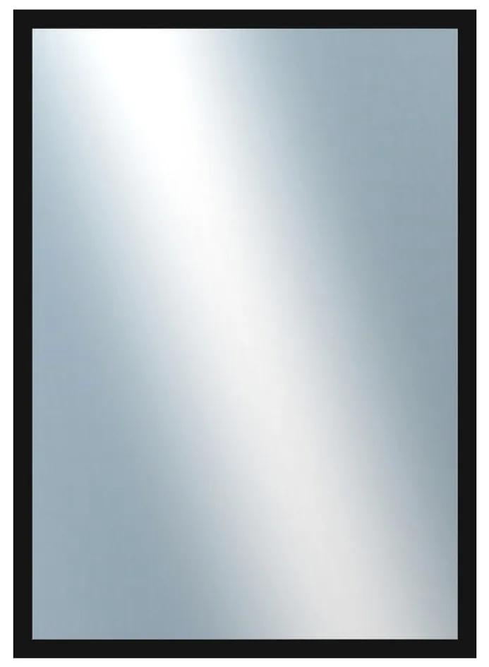 DANTIK - Zarámované zrcadlo - rozměr s rámem cca 50x70 cm z lišty FC černá vysoká (2185)