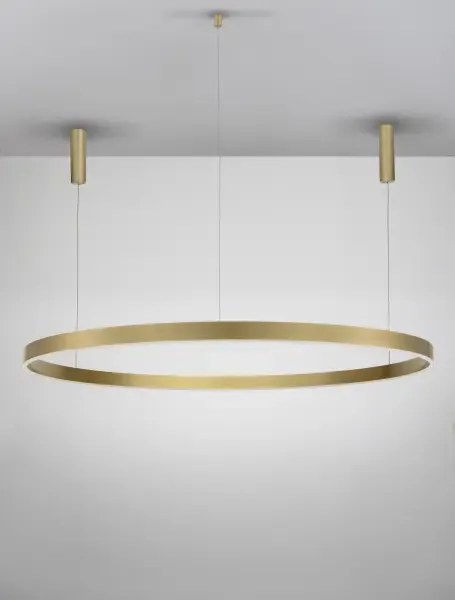 LED lustr Motif 150 zlaté stmívatelné
