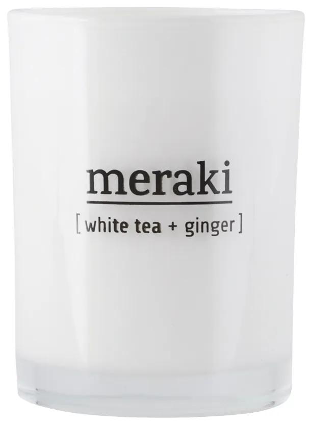 OnaDnes -20% Sójová vonná svíčka Meraki White Tea & Ginger