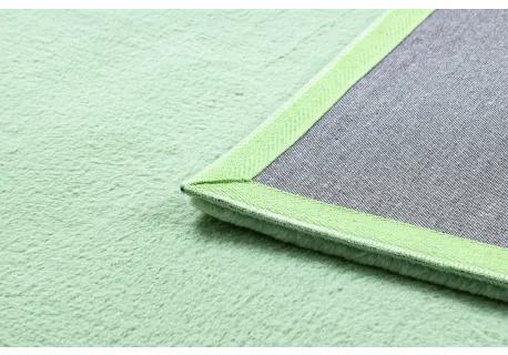 Dywany Luszczow Kusový koberec BUNNY, zelená, imitace králíčí kožešiny Rozměr koberce: 140 x 190 cm