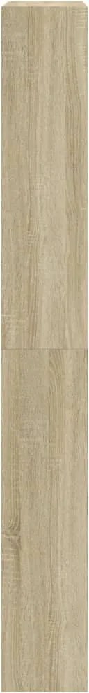 Botník se 4 výklopnými zásuvkami dub sonoma 80 x 21 x 163,5 cm 3214366
