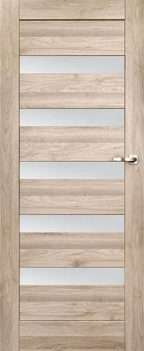Interiérové dveře vasco doors MALAGA model 6 Průchozí rozměr: 70 x 197 cm, Orientace dveří: Levé dveře, Dekor: Dub Aljaška