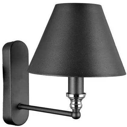 Klasická nástěnná lampa BANITO, 1xE14, 40W, šedá Italux Banito MB38623/1