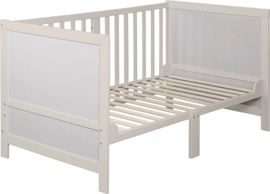 Šedá postýlka s nastavitelnou výškou 70x140 cm Easy Sleep – Roba