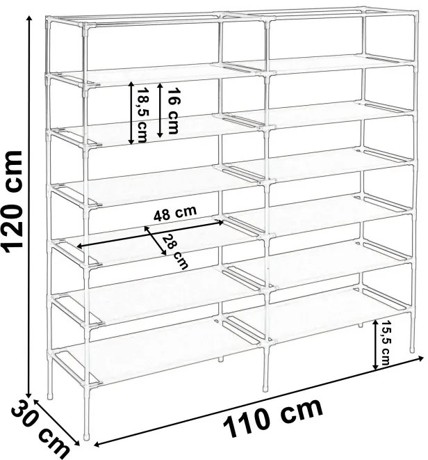 Botník GABI zebrovaný