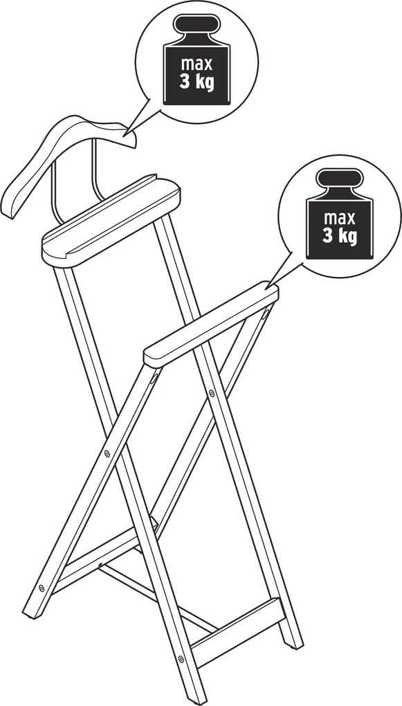 Tchibo - Němý sluha - barva: bílá