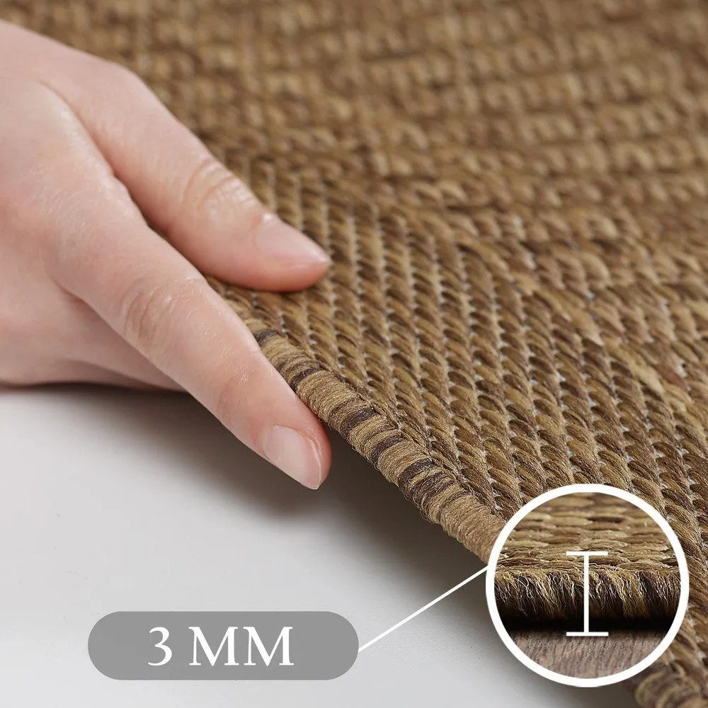 Hnědý vnitřní a venkovní koberec 240x340 cm Giza 1410 – Ayyildiz Carpets