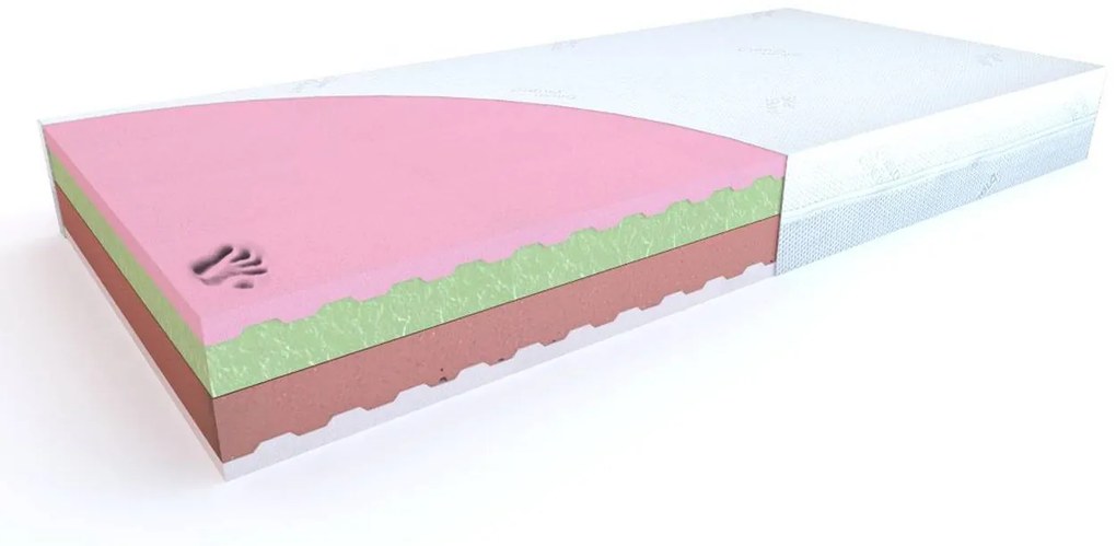 Zdravotní matrace Postelia MULTINO 200 x 80 cm - 24 různých tuhostí pro individuální nastavení