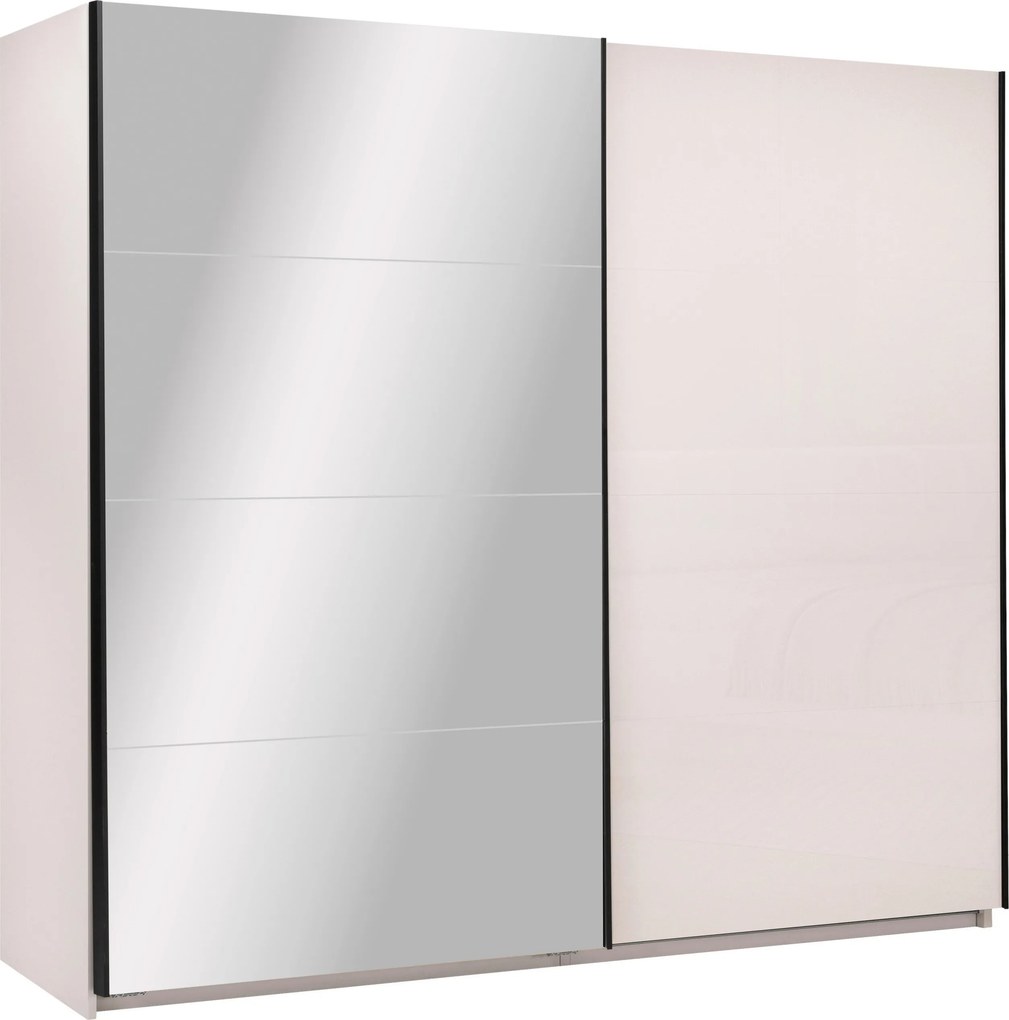 XXXLutz ŠATNÍ SKŘÍŇ S POSUVNÝMI DVEŘM, kašmírová, 250/210/62 cm P & B - Šatní skříně - 000885000909