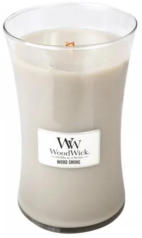 WoodWick - vonná svíčka Wood Smoke (Kouř a dřevo) 609g