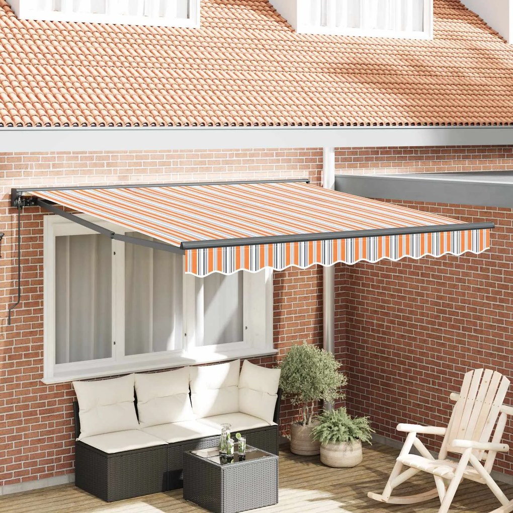 Rám markýzy Modrá a Oranžová 300 x 250 cm 3330013