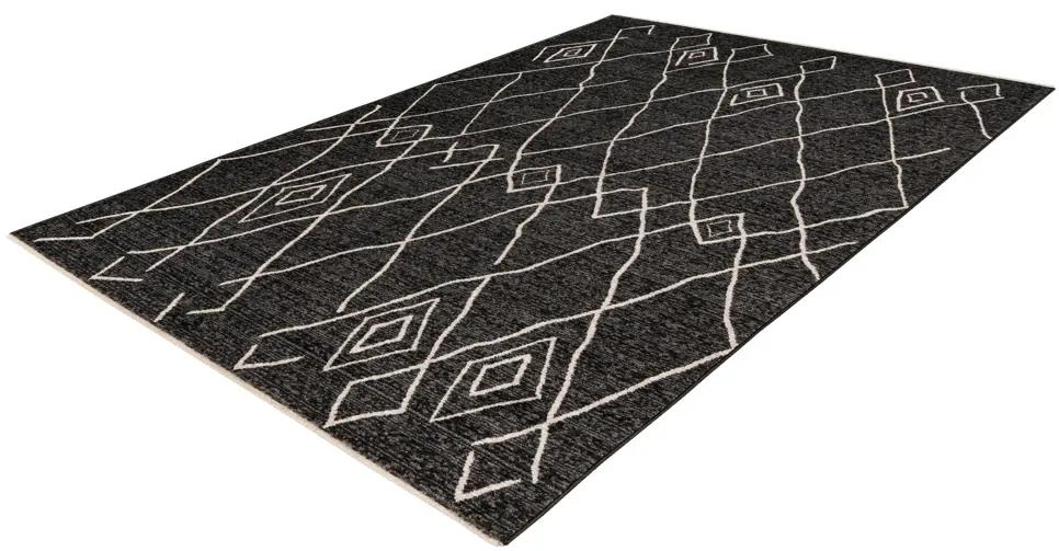 Lalee Kusový koberec Agadir 502 Graphite Rozměr koberce: 120 x 170 cm