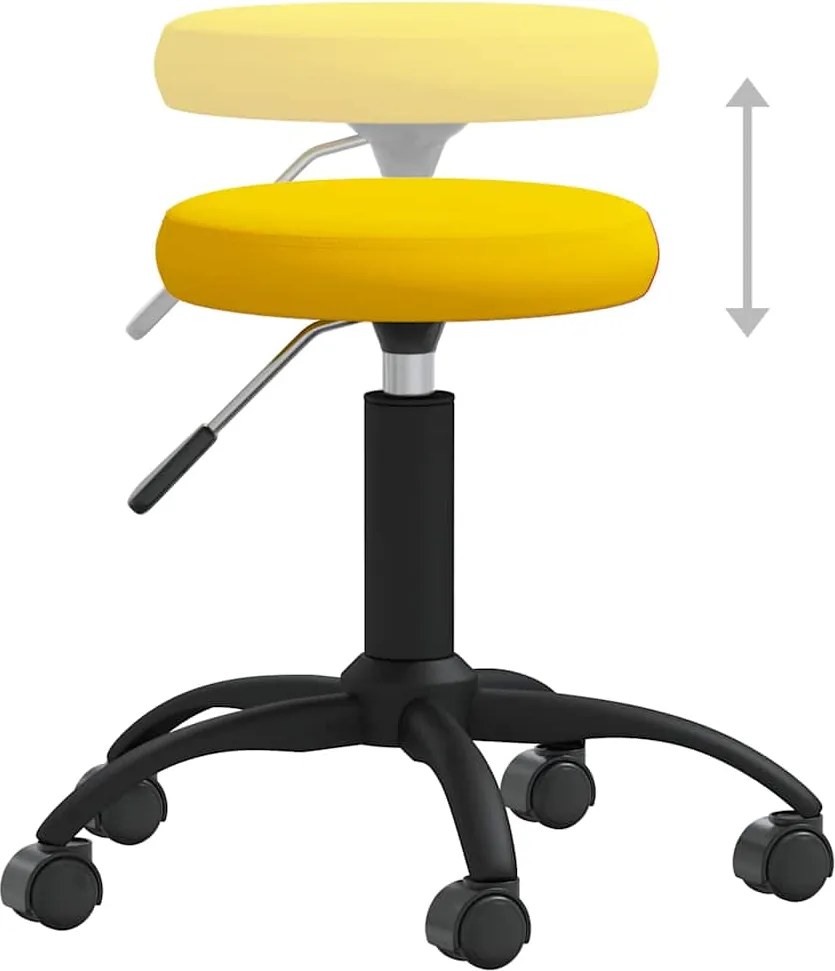 Jídelní židle hořčicově žlutá samet 3085734