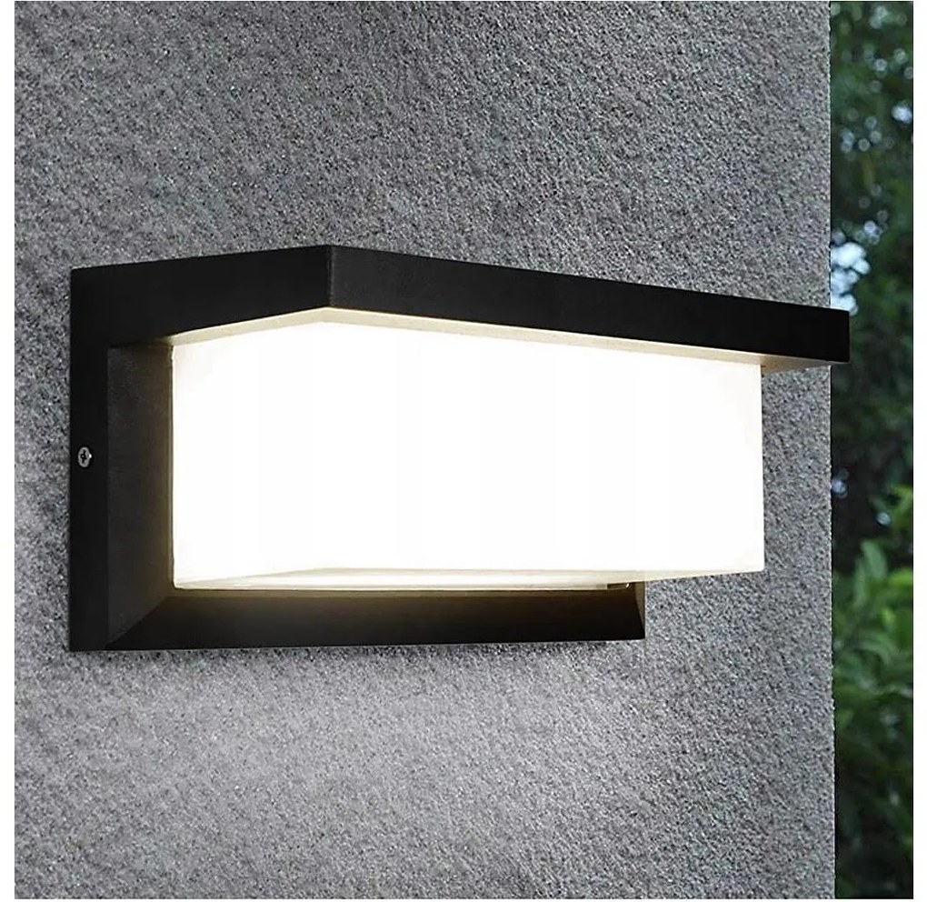 LED Venkovní nástěnné svítidlo NEELY LED/12W/230V 4000K IP54 antracit