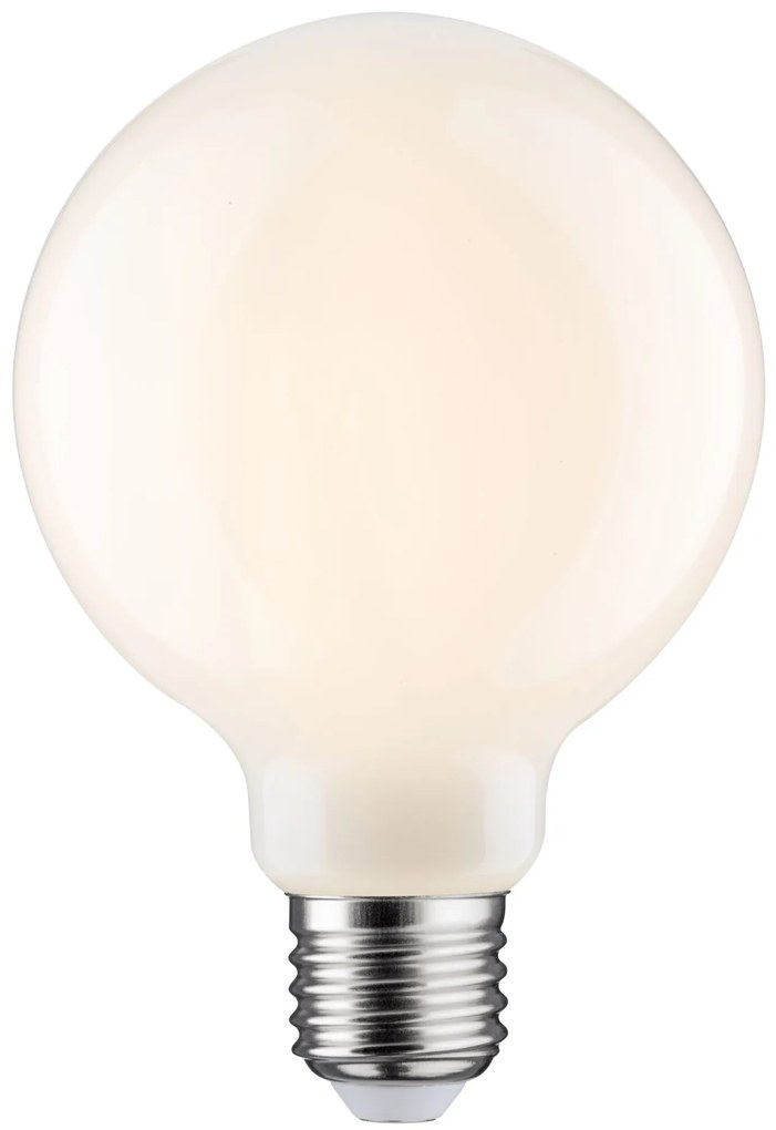 Paulmann 28625 LED opálová žárovka, 9W LED 2700K E27 stmívatelná, výška 14cm