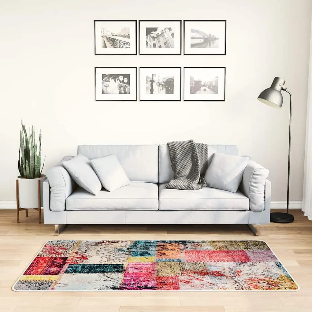 Koberec pratelný patchwork 80x150 cm vícebarevný 337964