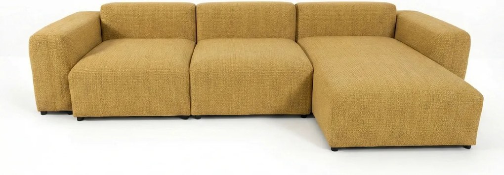 Rohová modulární sedací souprava do L MODINI, 330 cm Barva látky Sorella: Tmavě šedá (Sorella 88)