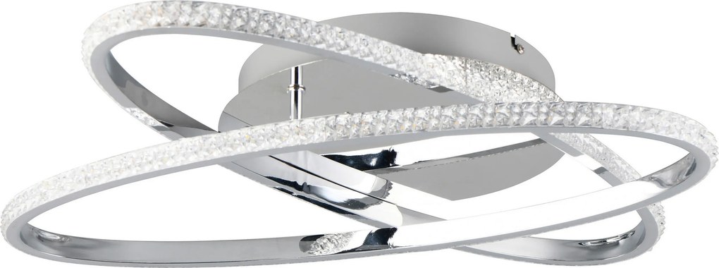 XXXLutz STROPNÍ LED SVÍTIDLO, 58/58/9 cm - Stropní svítidla - 007694034502
