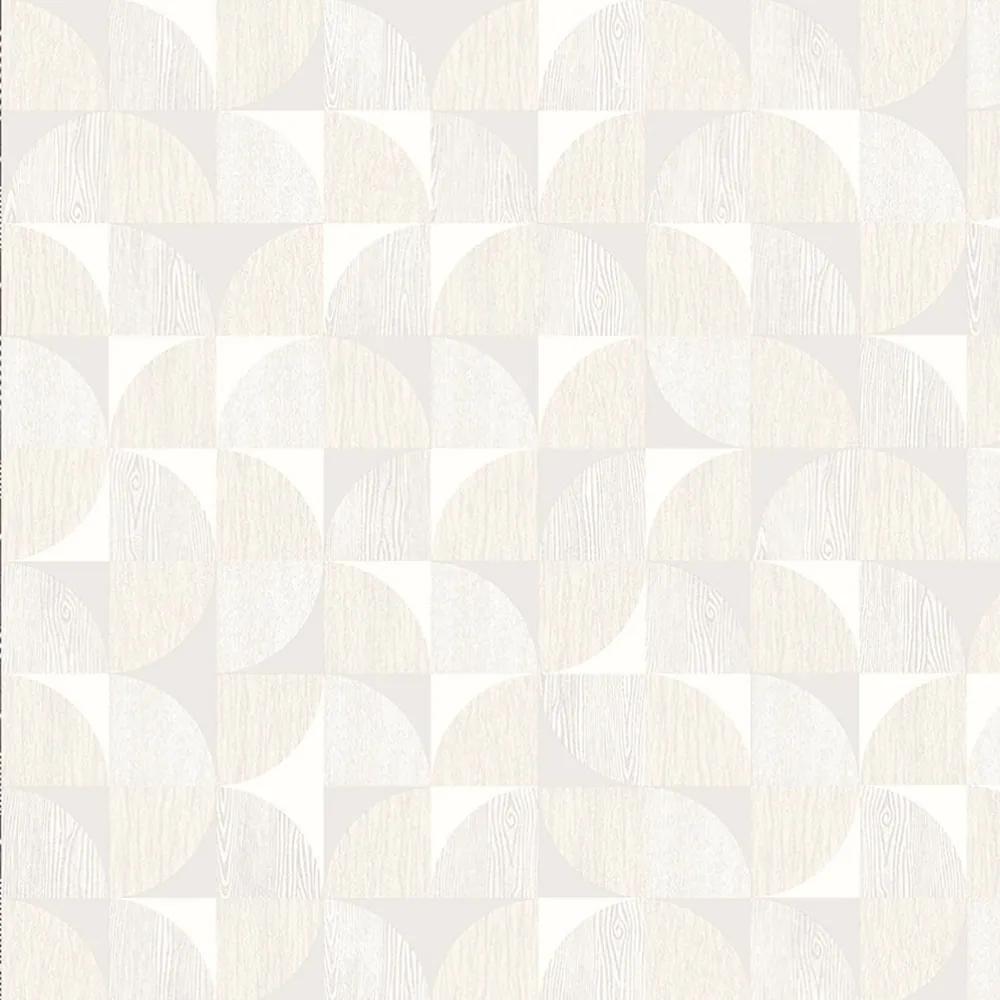 Vavex Krémová vliesová tapeta na zeď, geometrický vzor, 8511-1, Vavex 2021 rozměry 0,53 x 10,05 m