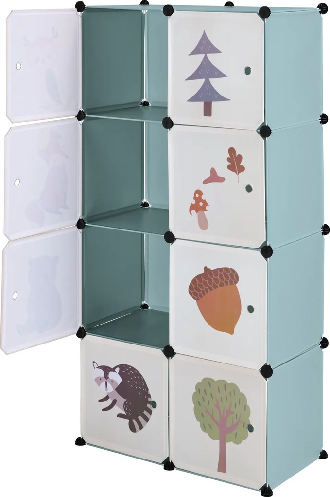 Livarno® Dětský regál, 74 x 36 x 144 cm (liška)