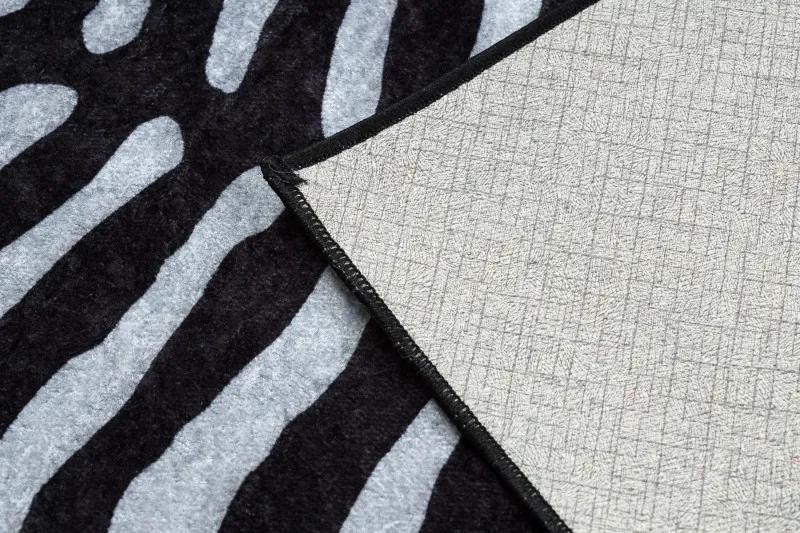 Dywany Łuszczów Kusový koberec Miro 51331.803 Zebra black / white Rozměry koberců: 80x150