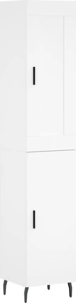 vidaXL Skříň highboard 34,5 x 34 x 180 cm kompozitní dřevo [3200145] Barva: Betonová šedá