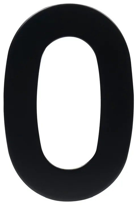 Domovní číslo "0", RN.95L, černá
