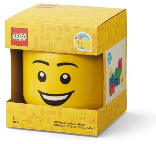 Plastový dětský úložný box Head – LEGO®