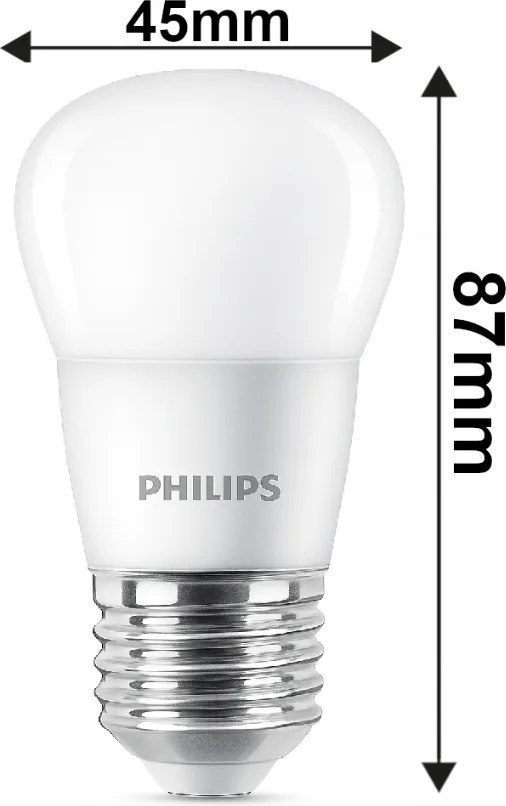 SADA 3x LED žárovka Philips E27 5W 470lm 2700K EyeComfort CorePro P45