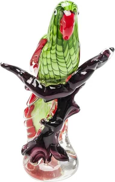 Dekorativní figurka Parrot - zelená