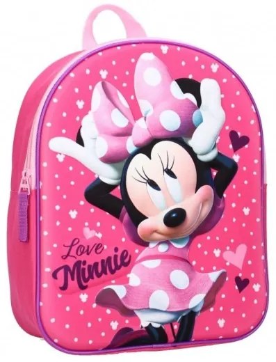 Vadobag - Detský / dívčí 3D batoh Minnie Mouse - Disney / 32 x 26 x 11 cm