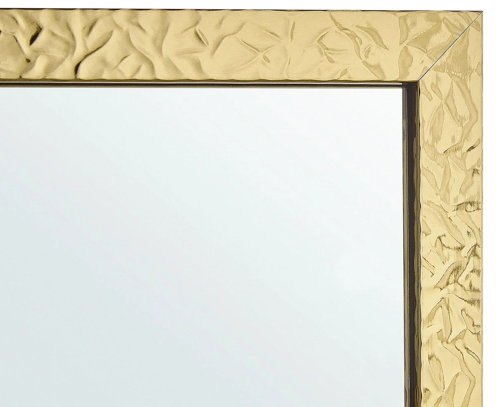 Stojací zrcadlo 40 x 140 cm zlaté BRECEY Beliani