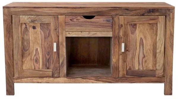 Indický nábytek - Skříňka pod umyvadlo Amba 130x70x45 z indického masivu palisandr Světle medová