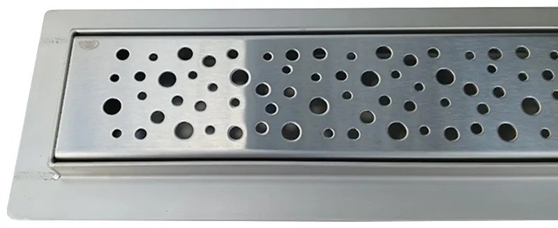 BPS-koupelny Sprchový odtokový žlab DL01 WAVE G5 HYD-2635 90 cm, satén