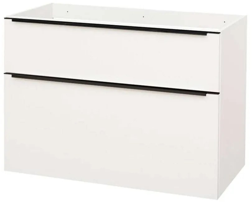 Mereo Mereo, Mailo, koupelnová skříňka 101 cm, černé madlo, CN512SB