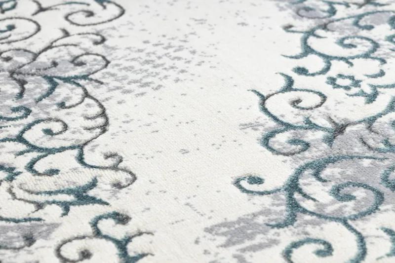 Dywany Łuszczów Kusový koberec Core W7161 Vintage rosette blue/cream and grey - 160x220 cm
