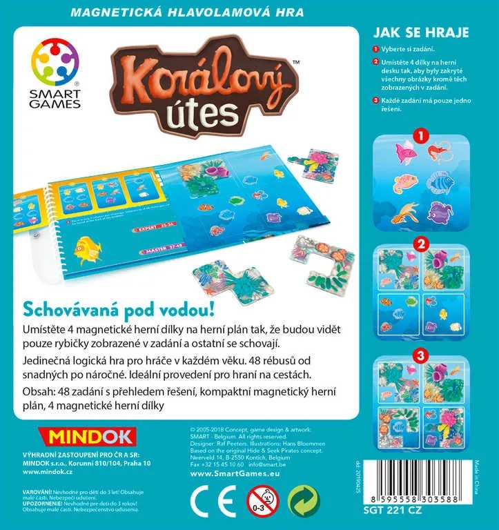 MINDOK HRA SMART Korálový útes na cesty pro 1 hráče mn358