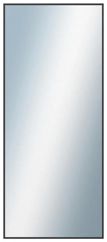 DANTIK - Zarámované zrcadlo - rozměr s rámem cca 60x140 cm z lišty Hliník černá | P03-021 (7003021)