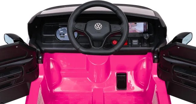 Elektrické autíčko Volkswagen ID BUZZ růžové