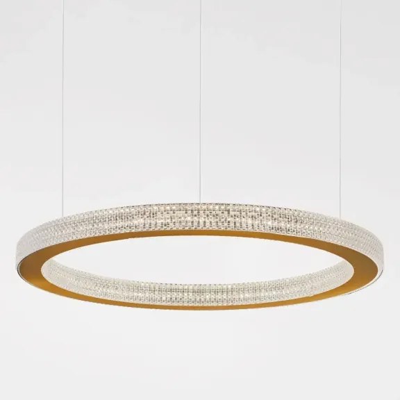 LED lustr Fiore 60 zlaté