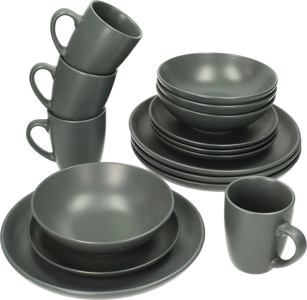 Sada nádobí Vivo Dark Grey 4/16
