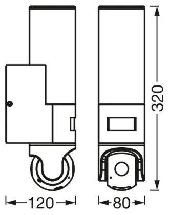 Ledvance - LED Svítidlo se senzorem a kamerou SMART+ LED/16W/230V Wi-Fi IP44