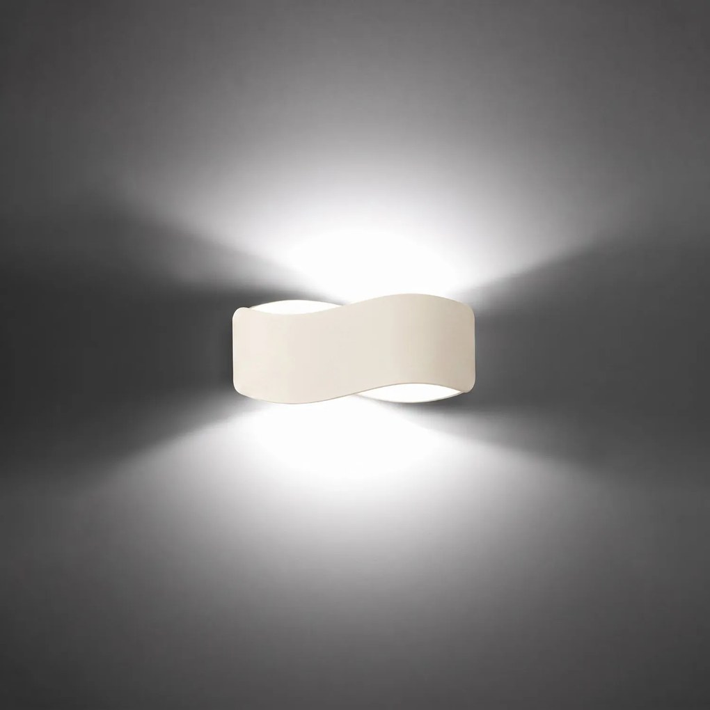 Sollux Lighting Nástěnné svítidlo TILA 30 béžové