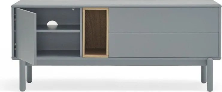 Modro-šedý TV stolek 140x56 cm Corvo – Teulat