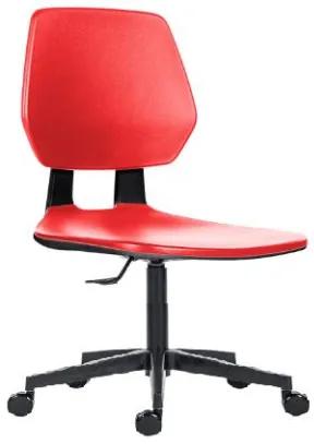 Antares Pracovní židle 1260 Alloy plast bez područek Barva Červená Barva rámu Černá barva rámu