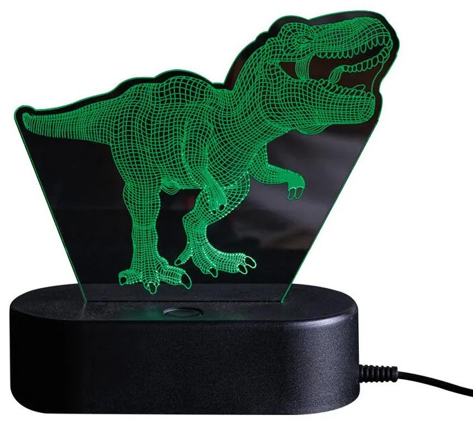 Dětská lampička 3D T-REX