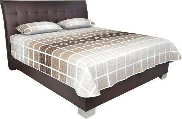 BLANÁŘ Postel Sára 180x200 Brown/Duo