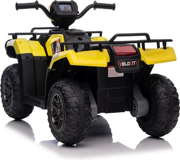 LEAN CARS Čtyřkolka na akumulátor JC915, žlutá